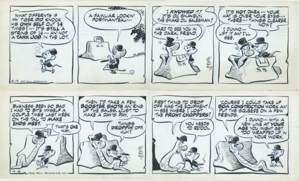 Two Pogo Comic Strips By Walt Kelly — 4/4/61, 4/6/61 | #55720331