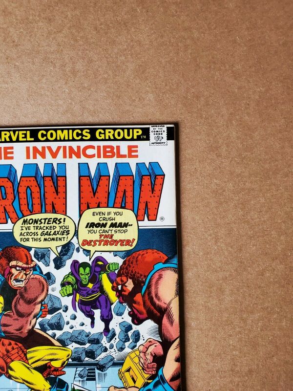 Iron Man 55 First Appearance Of Thanos And Drax The Destroyer | #55720754