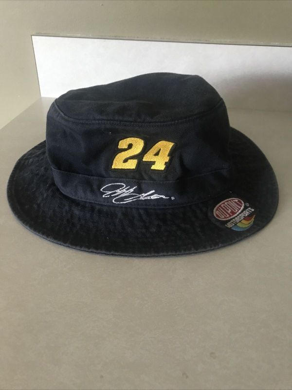 Vintage NASCAR Jeff Gordon 24 Bucket Hat Cap One Size Fits All | #55728273
