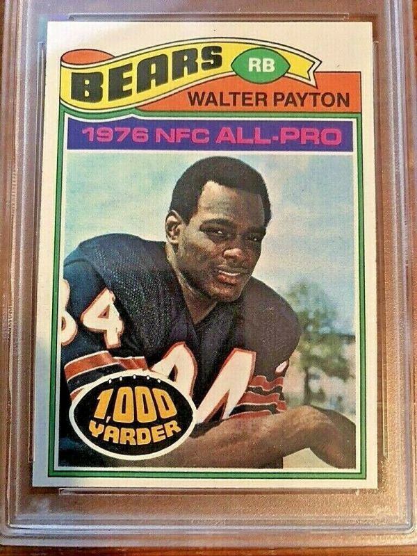 1977 Topps Football Card 360 Walter Payton (HOF) All PRO PSA 8 2nd Year ...