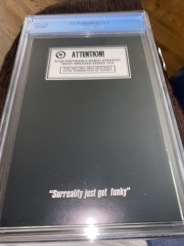 Scud: The Disposable Assassin 1 CGC 9. 2 Key Issue First Print Fireman ...