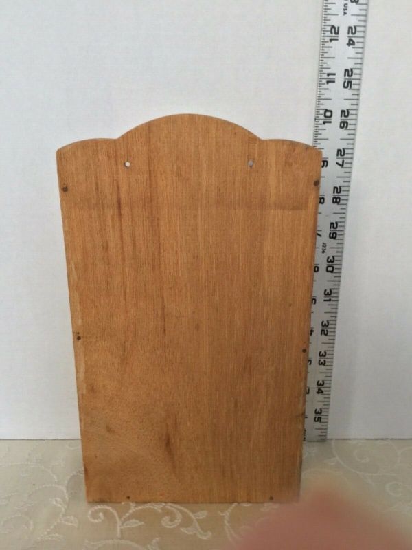 Vtg Wood Wall Hanging Or Table Top 7 Drawer Sewing Cabinet | #55957370