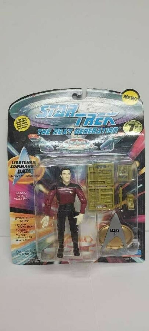 STAR TREK THE NEXT GENERATION 1994 Playmates RARE DATA Redemption ...