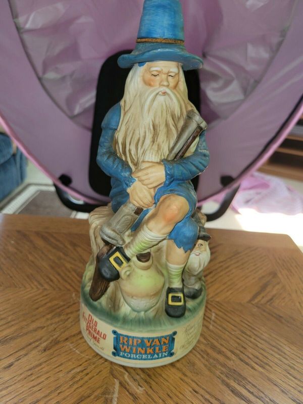 1971 OLD RIP VAN WINKLE Bourbon Ltd Edition Porcelain Decanter ...