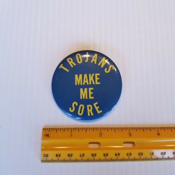 Vintage UCLA University Bruins College Football Pin Button Trojans Make ...