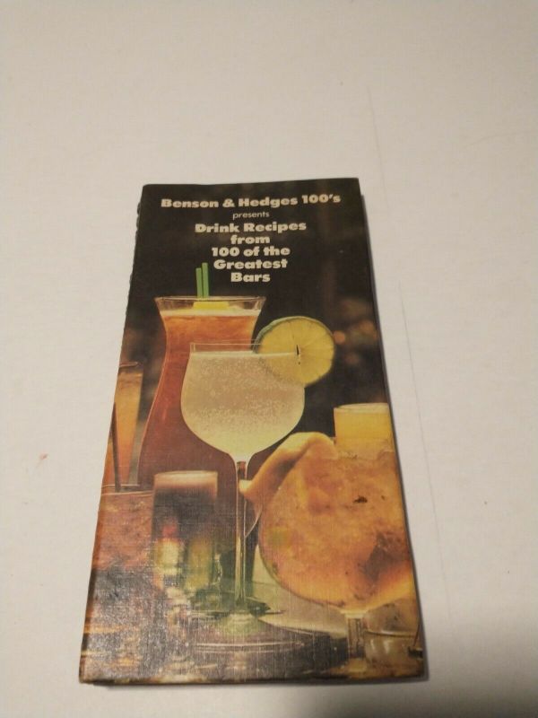 BENSON AND HEDGES 100 ' S PRESENTS DRINK RECIPES FROM 100 OF THE ...