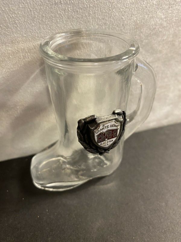 Vintage Bourbon Whiskey Boot Shot Glass From General US Grant ' S Home ...