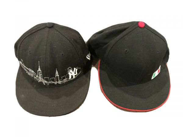 York Yankees 59Fifty Era Black Italian Flag Embroidered Baseball Cap ...