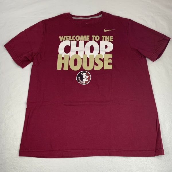 Nike FSU Seminoles T - Shirt Men ' S XL Welcome To The Chop House ...
