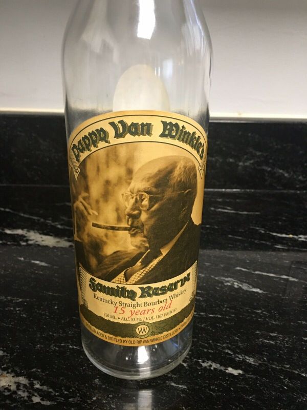 Pappy Van Winkle 15 Year 2020 Release Very Rare Empty Bottle. | #56076882
