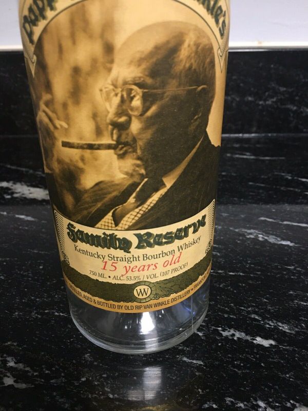 Pappy Van Winkle 15 Year 2020 Release Very Rare Empty Bottle. | #56076882