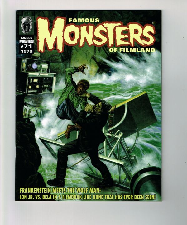 FAMOUS MONSTERS OF FILMLAND 71 1970 (2011) NM, ACKERMAN FRANKENSTEIN ...