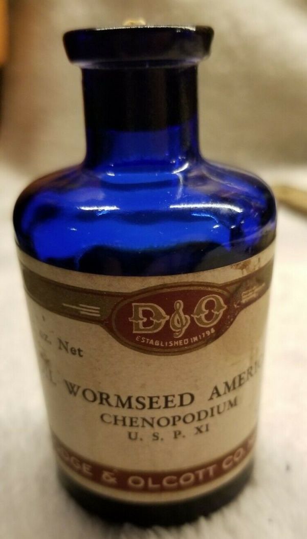 Colbalt Dodge & Olcott Oil Wormseed American York Labels Contents ...